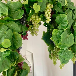 1 Artificial Grape Vine Garland 180 Cm Long, High Quality Grape Garland ...