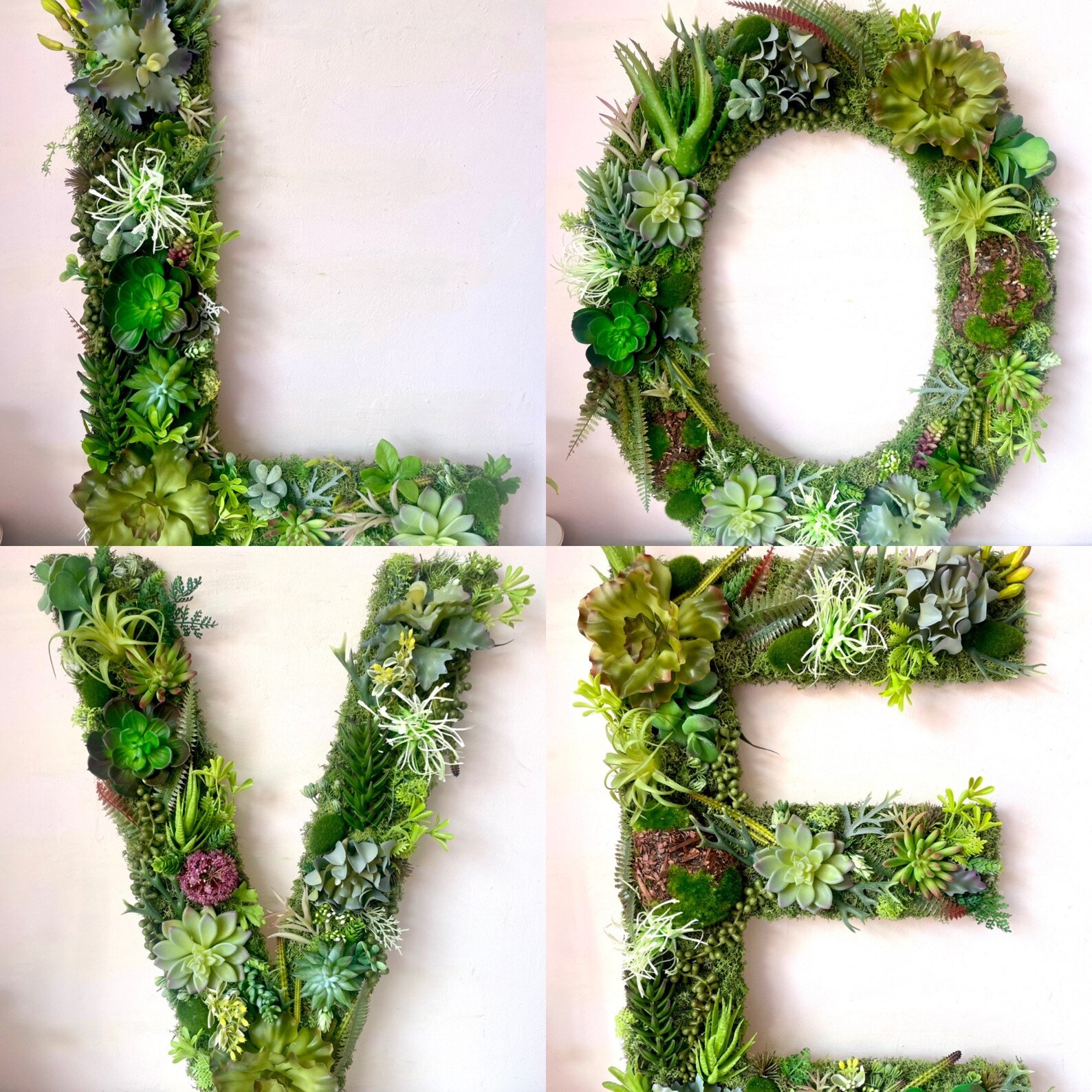 3D Moss Wall Letters Company Logo Moss Letters 30cm 40cm - Etsy UK