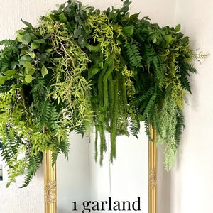 Artificial Greenery Garland, Greenery Arch Arrangement, Wedding ...