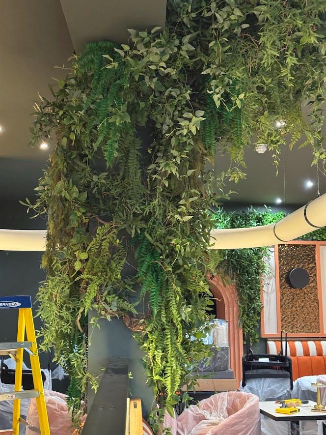 6ft Mixed Greenery Garland | Faux Hanging Ceiling Decor, Botanical ...