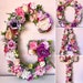 Large Flower Letters 16, 24, 32,giant Floral Letter, Nursery Letter ...