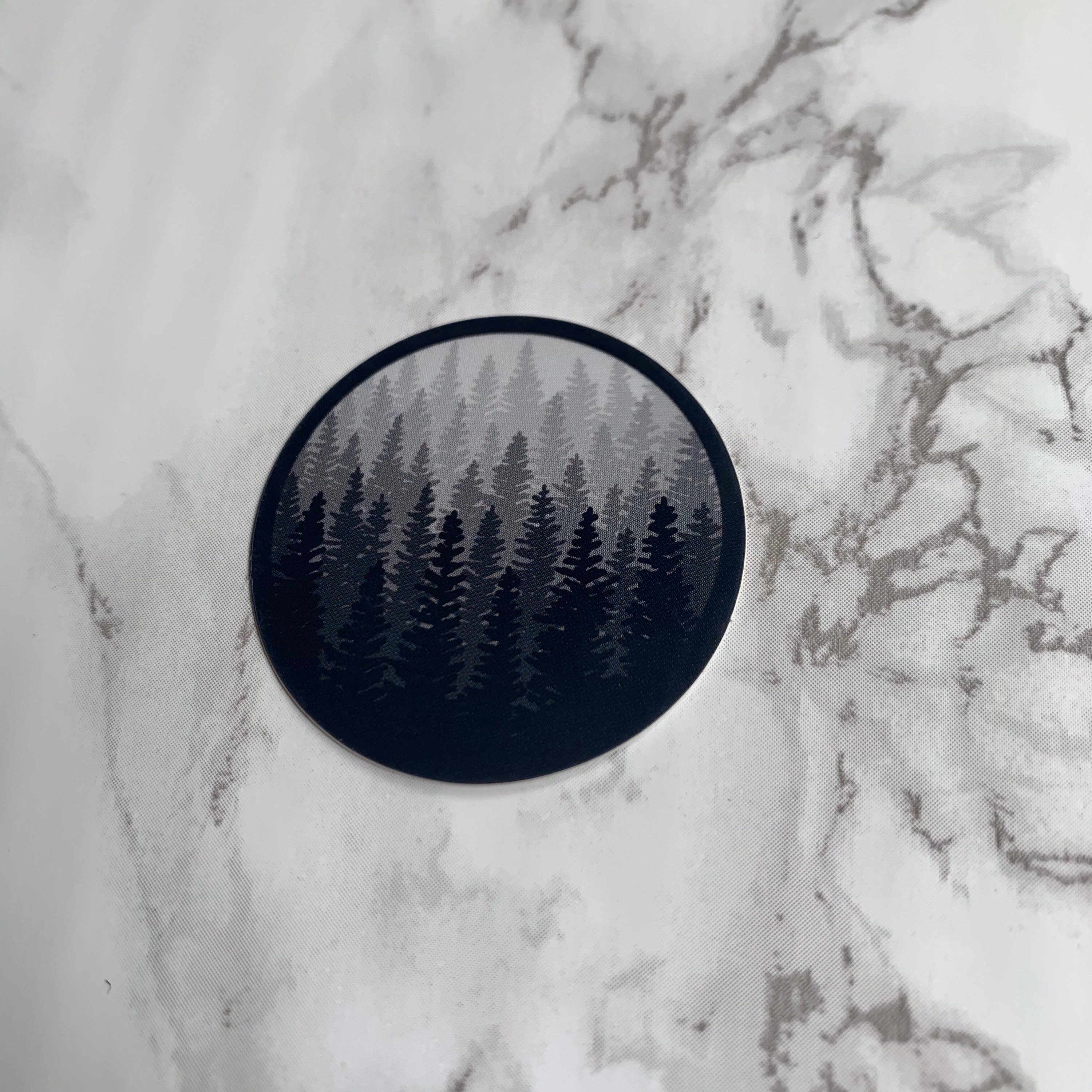 Mini Sticker Forest Sticker Tree Sticker Evergreen Tree | Etsy