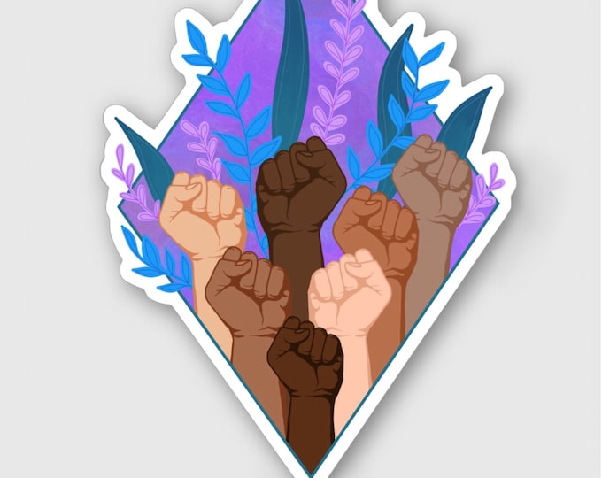 Solidarity Sticker in Support of the Black Lives Matter Movement - Etsy