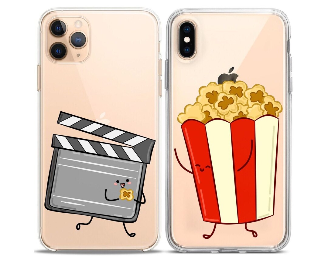 Movie and Popcorn Perfect Together Cute Couple Cases Cell Phone 12 Pro ...