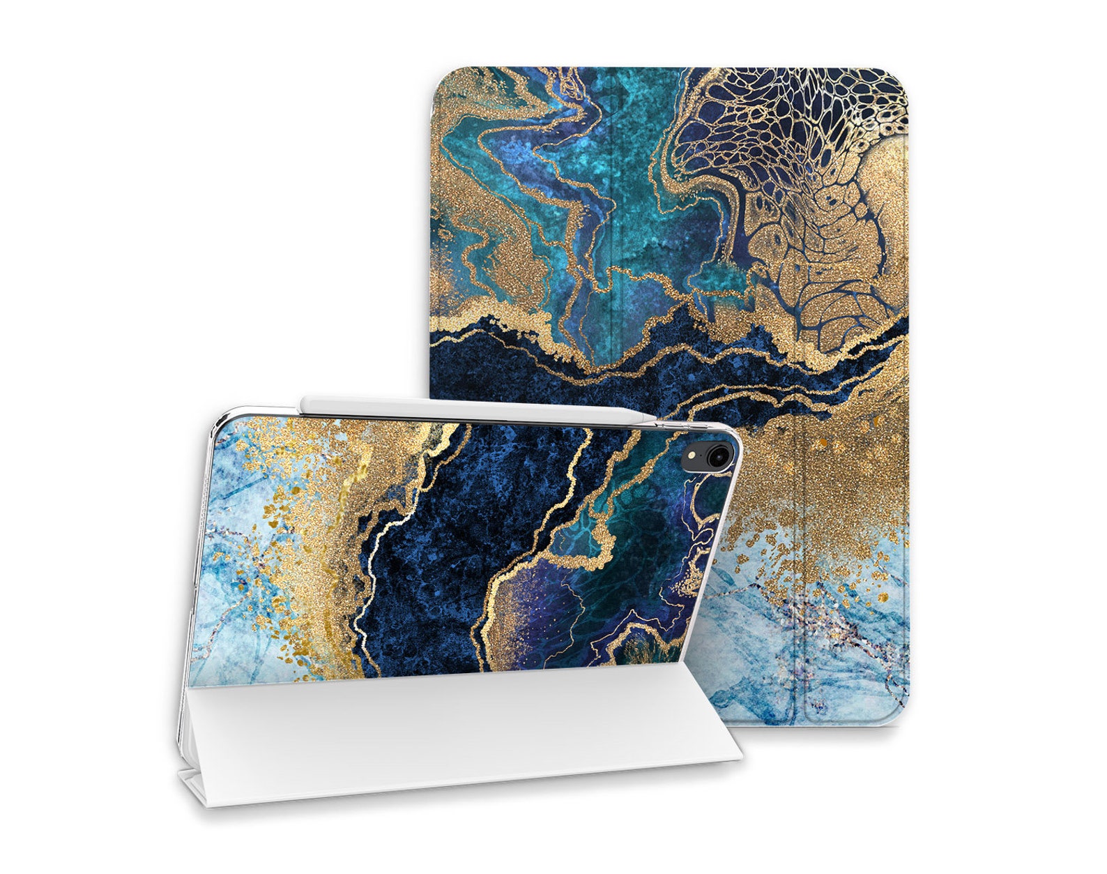 Luxury Marble Ipad Pro 11 Case Golden Stone Ipad Mini 6 2020 - Etsy