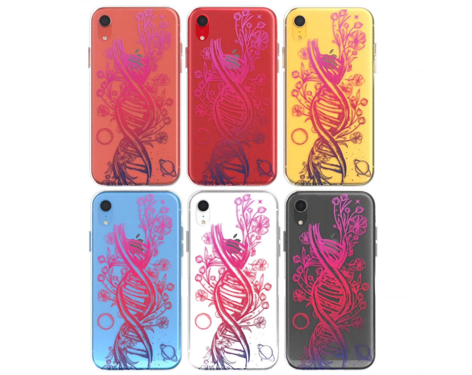 DNA iPhone case Science iPhone case Double Helix iPhone Xs | Etsy