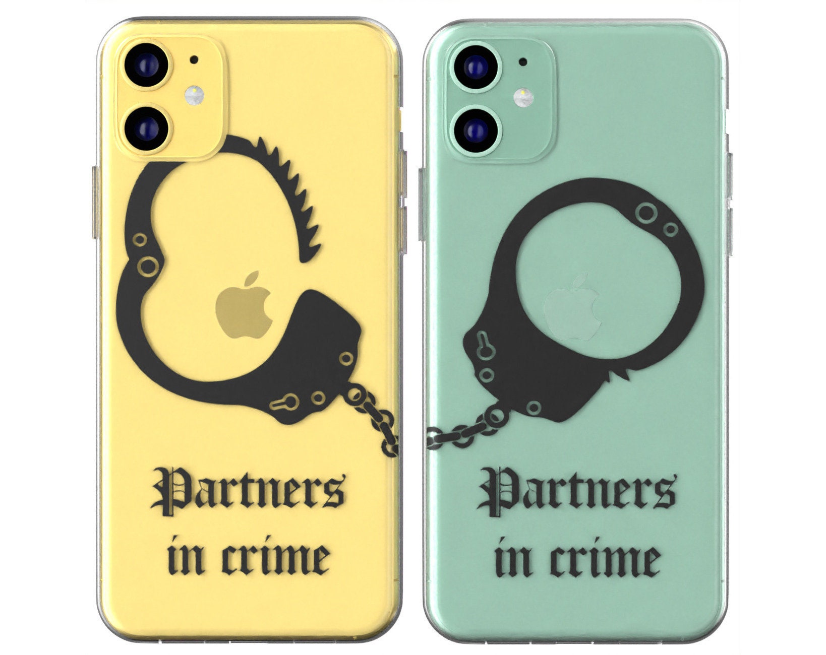 Partners in Crime Handcuffs Funny Couple Case Iphone Xr Case - Etsy