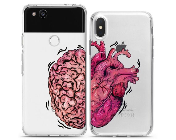 Brain Iphone Case Iphone 13 Pro Max Heart Iphone Case Cell | Etsy