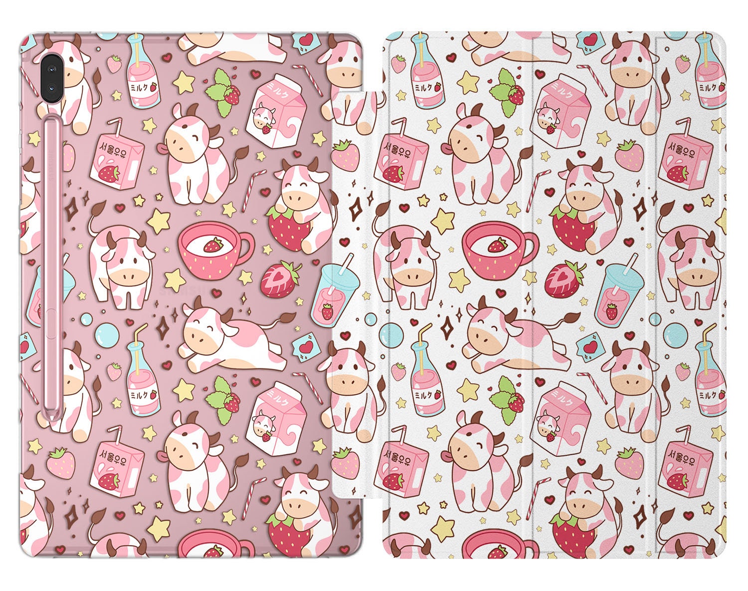Strawberry Milk for Galaxy Tab S6 10.5 Pretty Cow Samsung Tab - Etsy