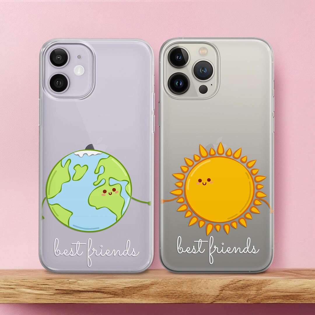 Earth and Sun Apple 12 Couple Case Best Friends Case Tpu iPhone Xr Case ...