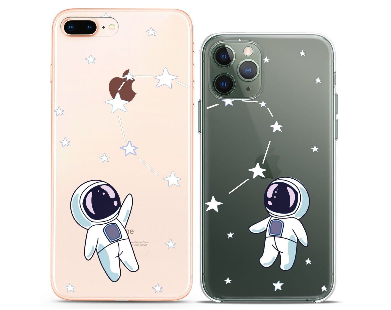 Astronauts in Love Matching Iphone Cases Iphone Case Stars Xs - Etsy