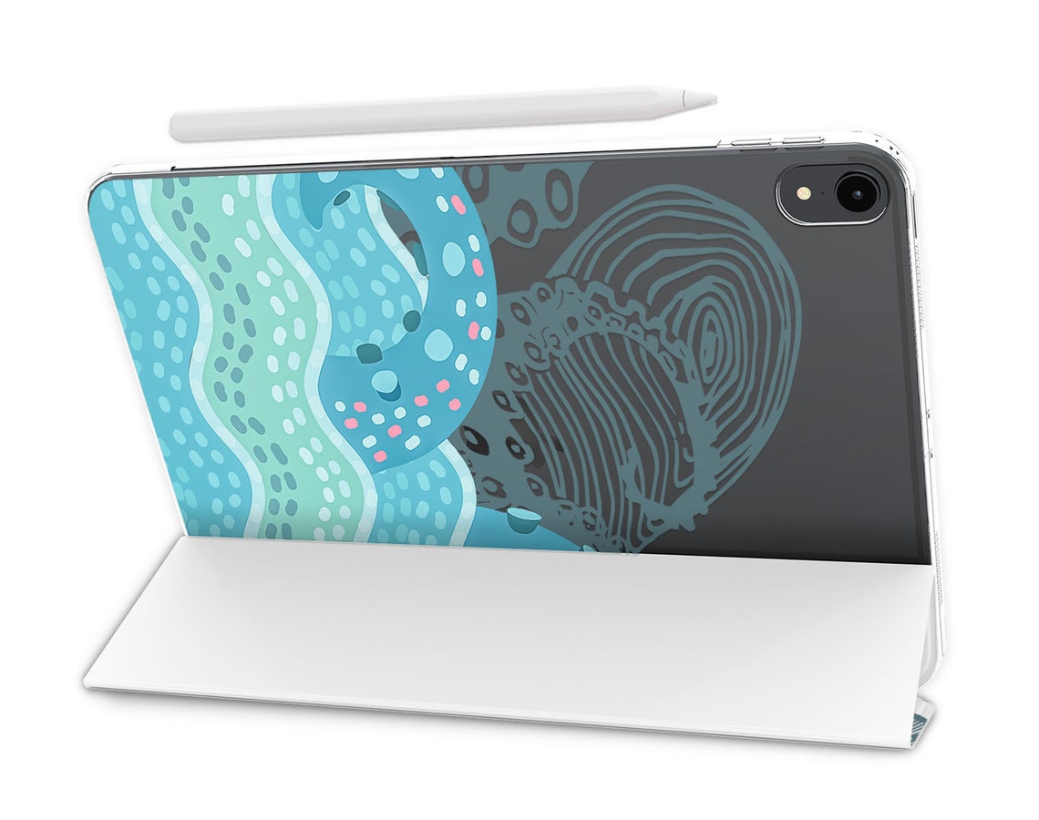 Octopus Tentacles Ipad Case Mini 5 Ocean Waves 10.2 Ipad Case | Etsy
