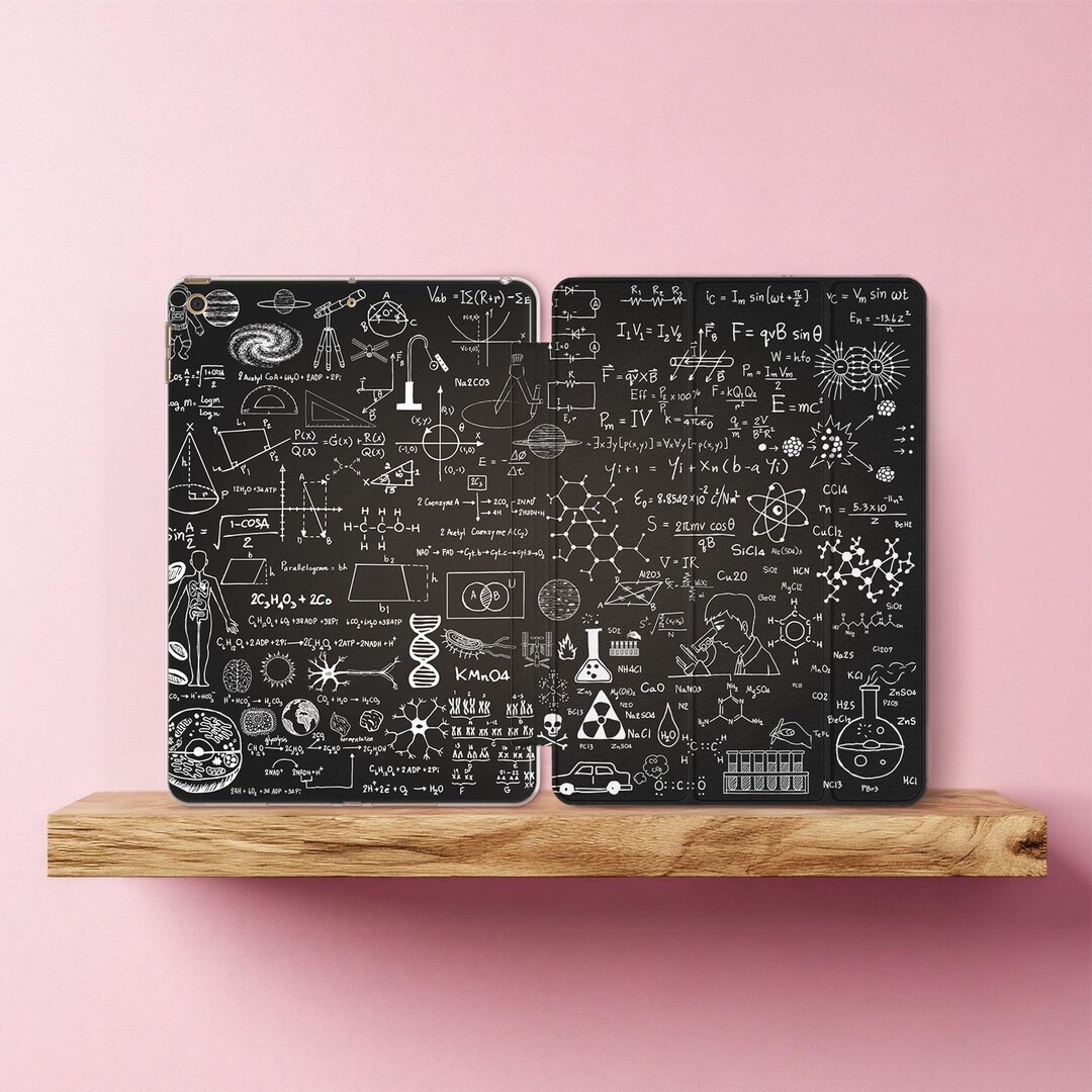 Science iPad Case iPad Air 2020 Formulas Pattern iPad Mini 6 Cover iPad ...
