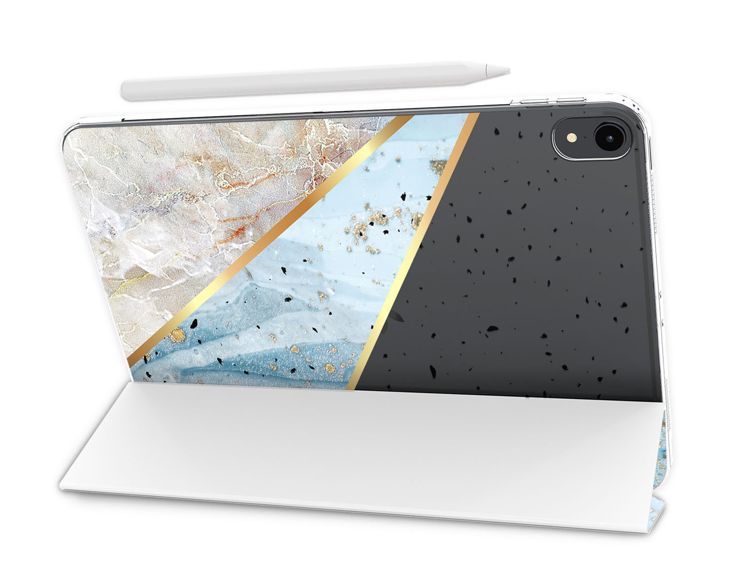 Blue Marble Ipad Pro 11 Case Golden Stripes Ipad 10.2 2021 - Etsy