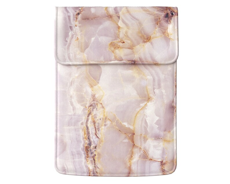 Pink Marble Notebook Sleeve Rose Gold Tablet Laptop Sleeve Bag | Etsy