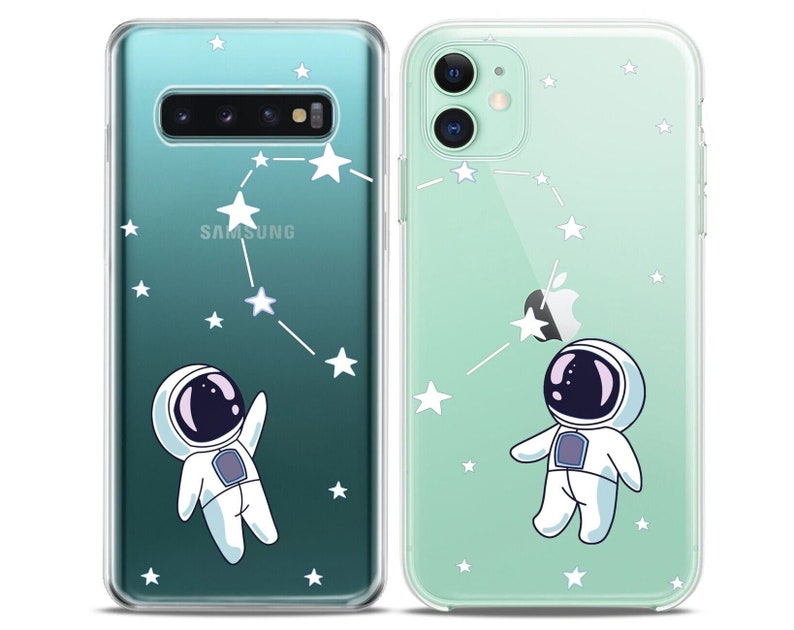 Astronauts in Love Matching Iphone Cases Iphone Case Stars Xs - Etsy