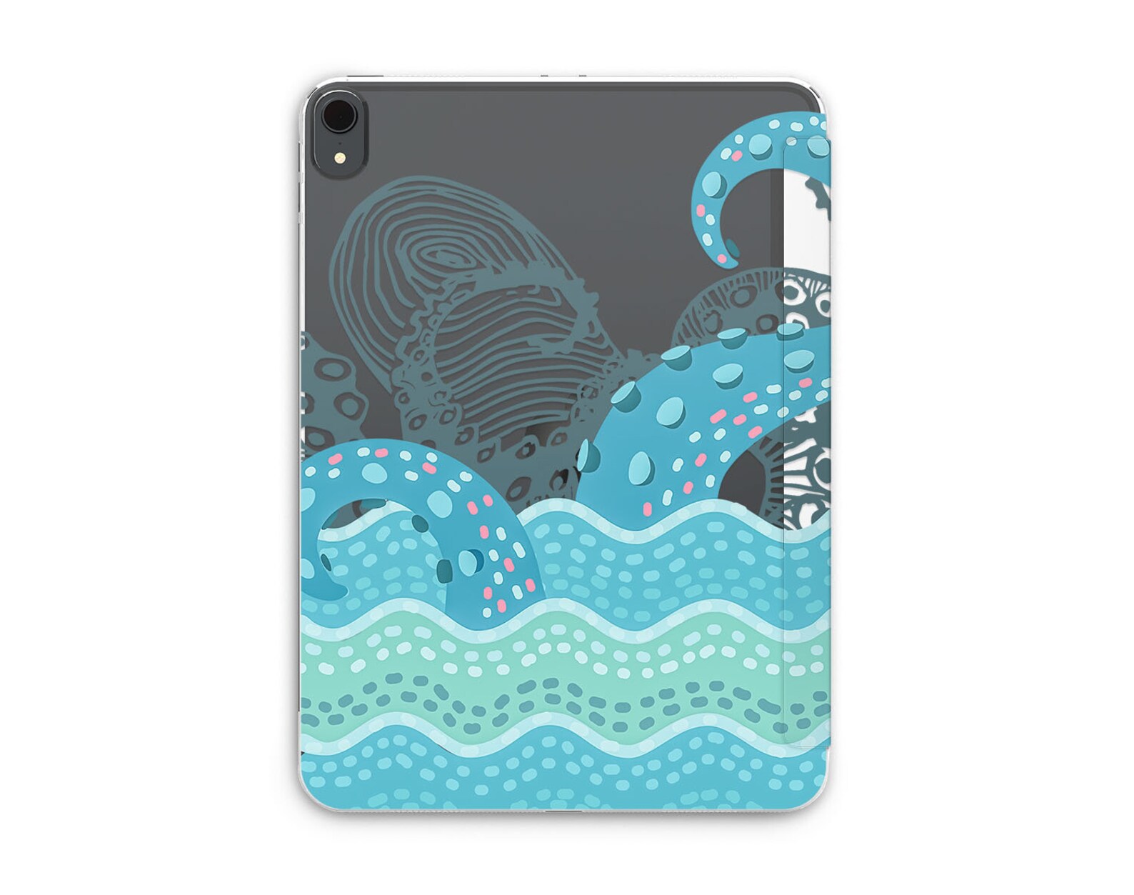 Octopus Tentacles Ipad Case Mini 5 Ocean Waves 10.2 Ipad Case - Etsy