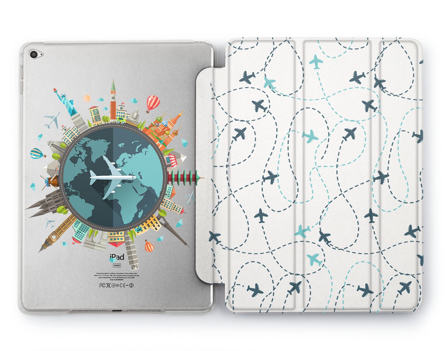Travel Ipad Case Ipad Pro 11 2022 Airplane Art 10.2 Inch Ipad - Etsy