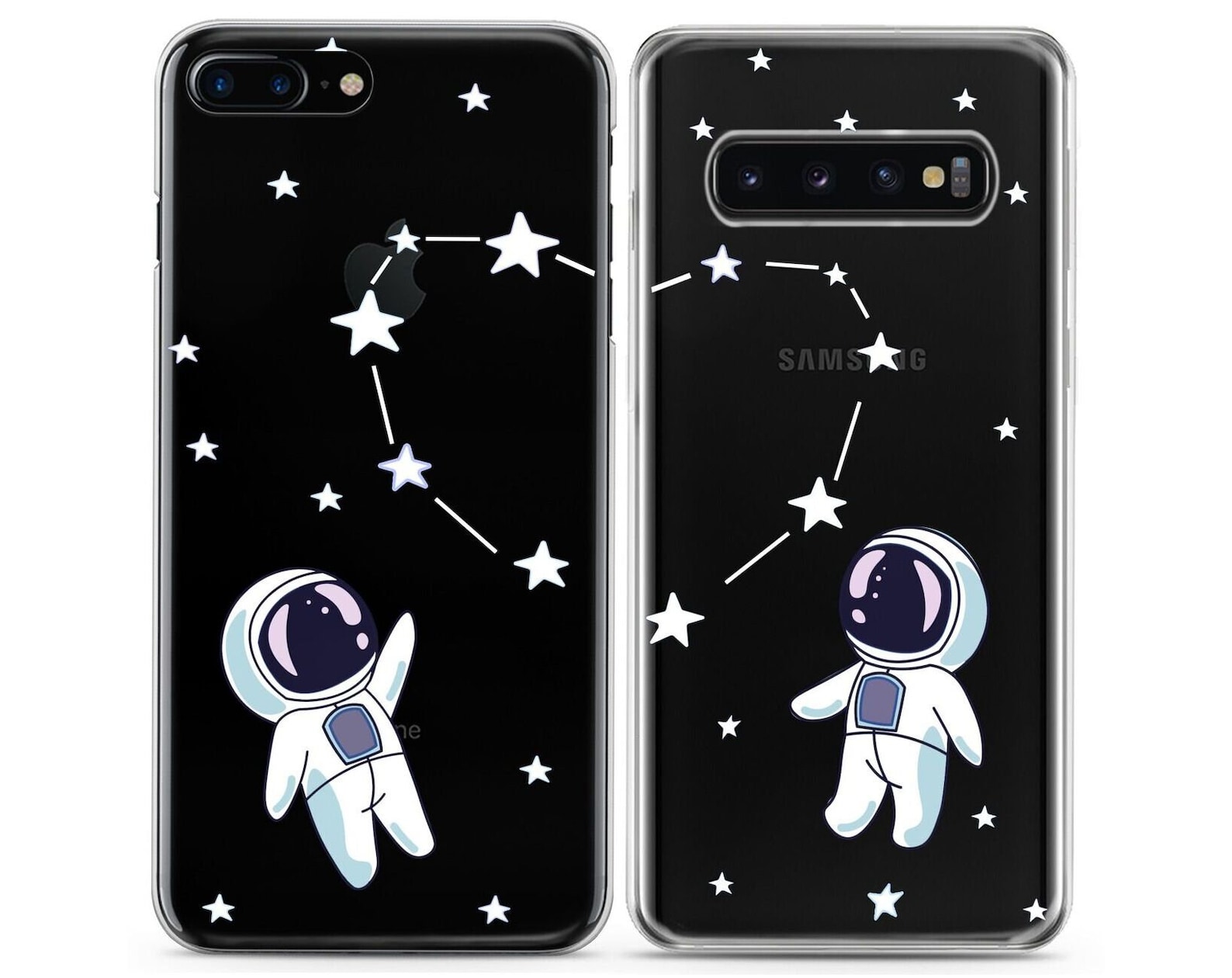 Astronauts in Love Matching Iphone Cases Iphone Case Stars Xs - Etsy