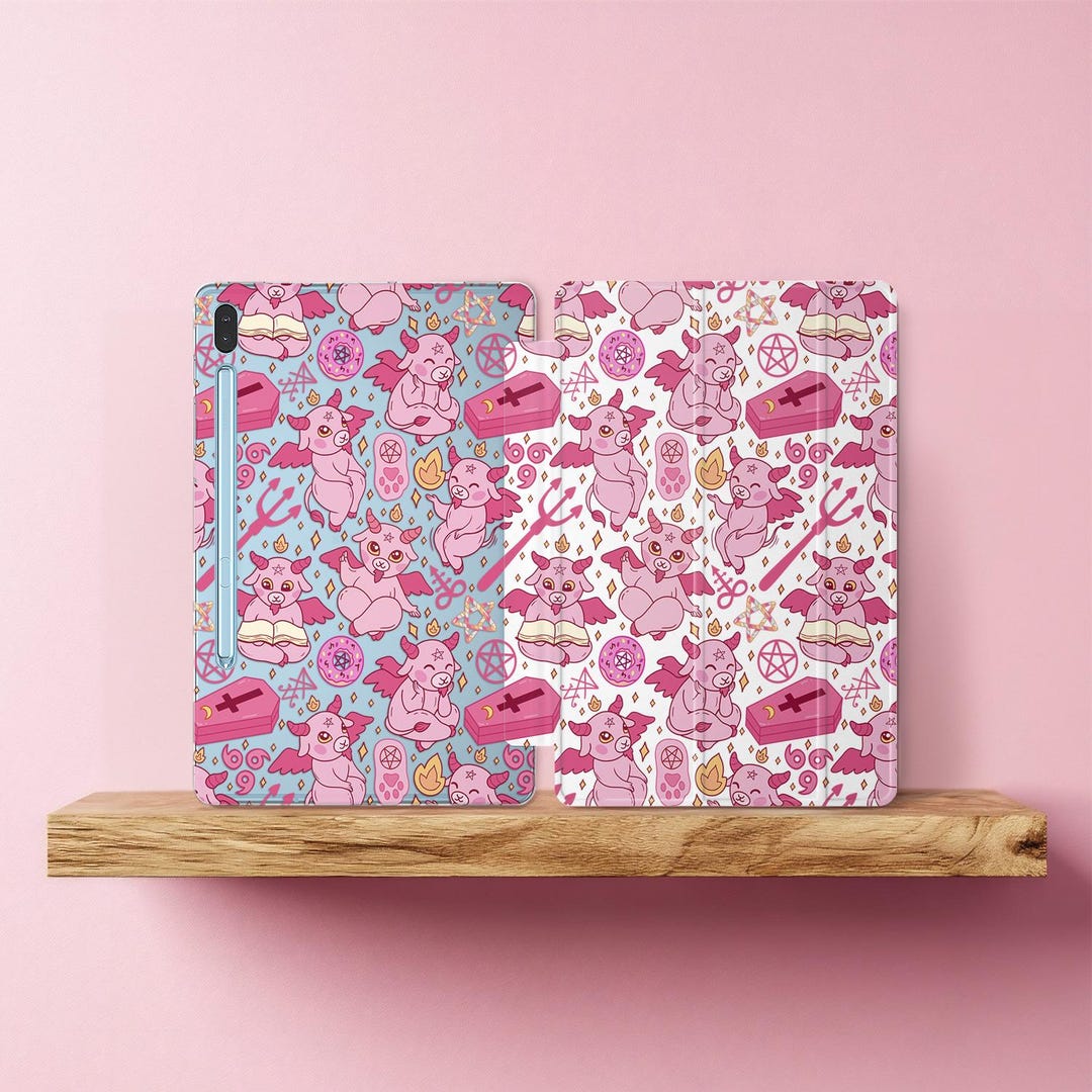 Kawaii Lucifer Fits Samsung Tab S6 Case Satan Tablet Case Galaxy Tab A7 ...