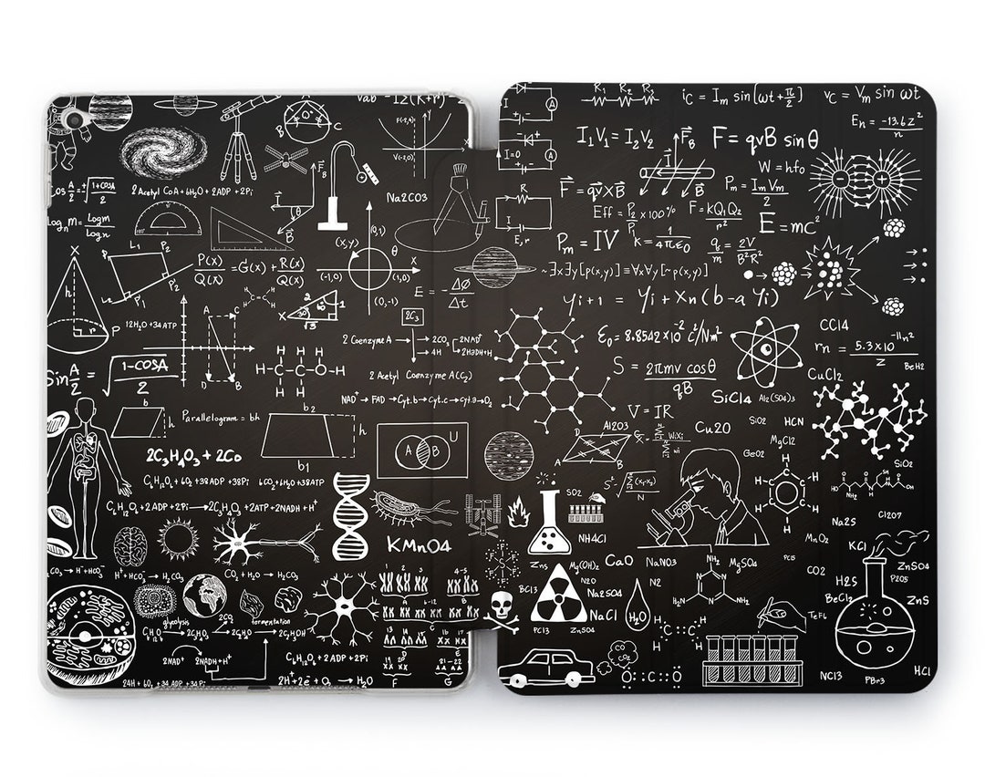 Science iPad Case iPad Air 2020 Formulas Pattern iPad Mini 6 Cover iPad ...