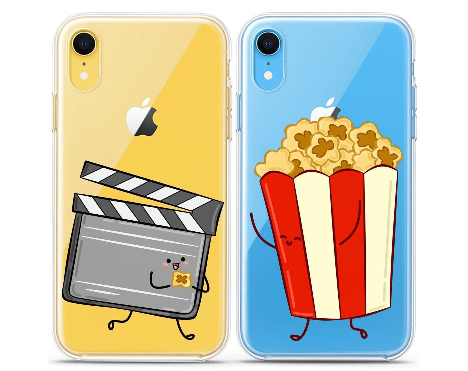 Movie and Popcorn Perfect Together Cute Couple Cases Cell | Etsy