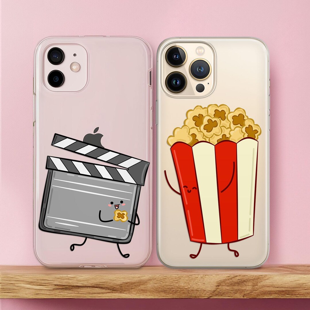 Movie and Popcorn Perfect Together Cute Couple Cases Cell Phone 12 Pro ...