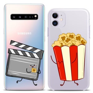 Movie and Popcorn Perfect Together Cute Couple Cases Cell Phone 12 Pro ...