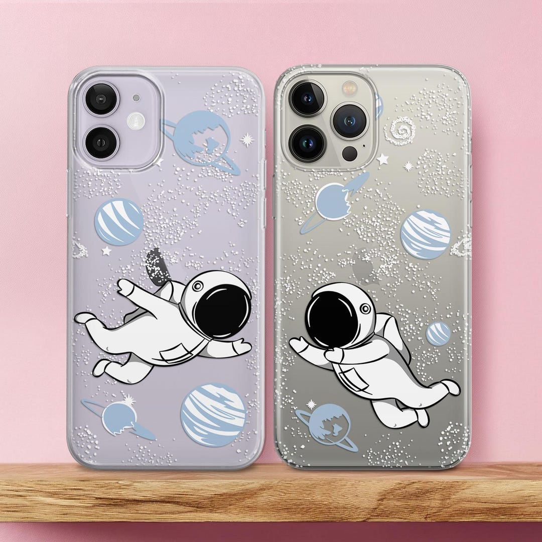 Astronauts Art Planet Pattern iPhone 17/16/15/14/13/12 Pro Max Case ...
