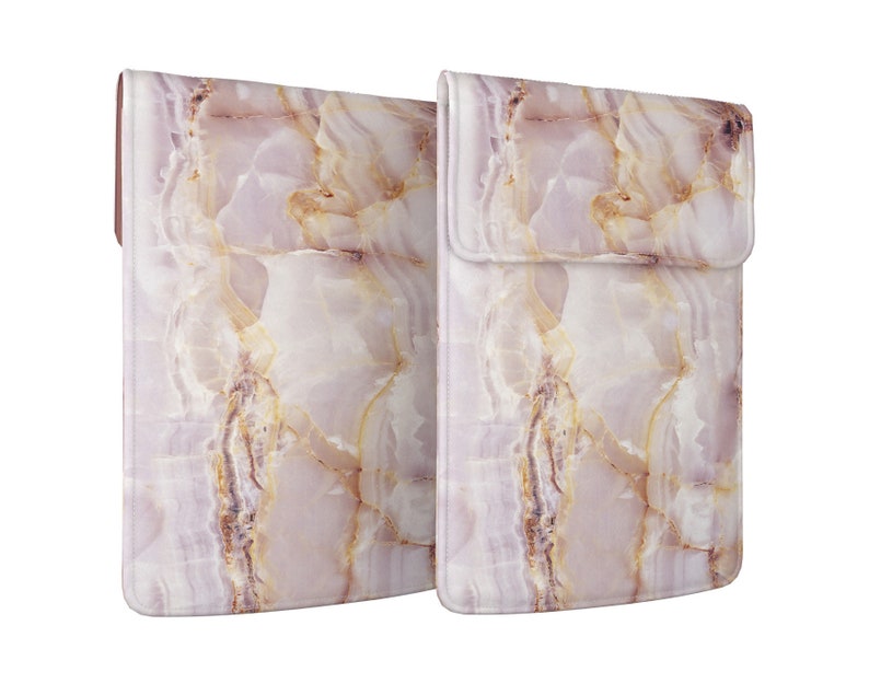 Pink Marble Notebook Sleeve Rose Gold Tablet Laptop Sleeve Bag | Etsy