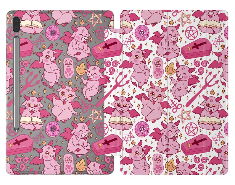 Kawaii Lucifer Fits Samsung Tab S6 Case Satan Tablet Case - Etsy