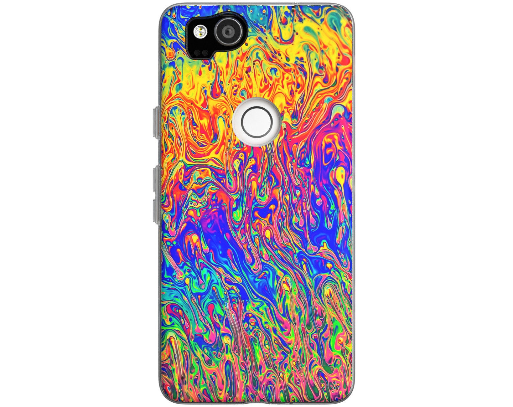 Psychedelic Art Google Pixel 3 XL Abstract Rainbow Phone Case | Etsy