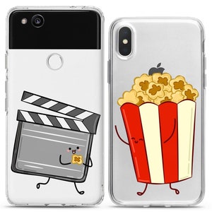 Movie and Popcorn Perfect Together Cute Couple Cases Cell Phone 12 Pro ...