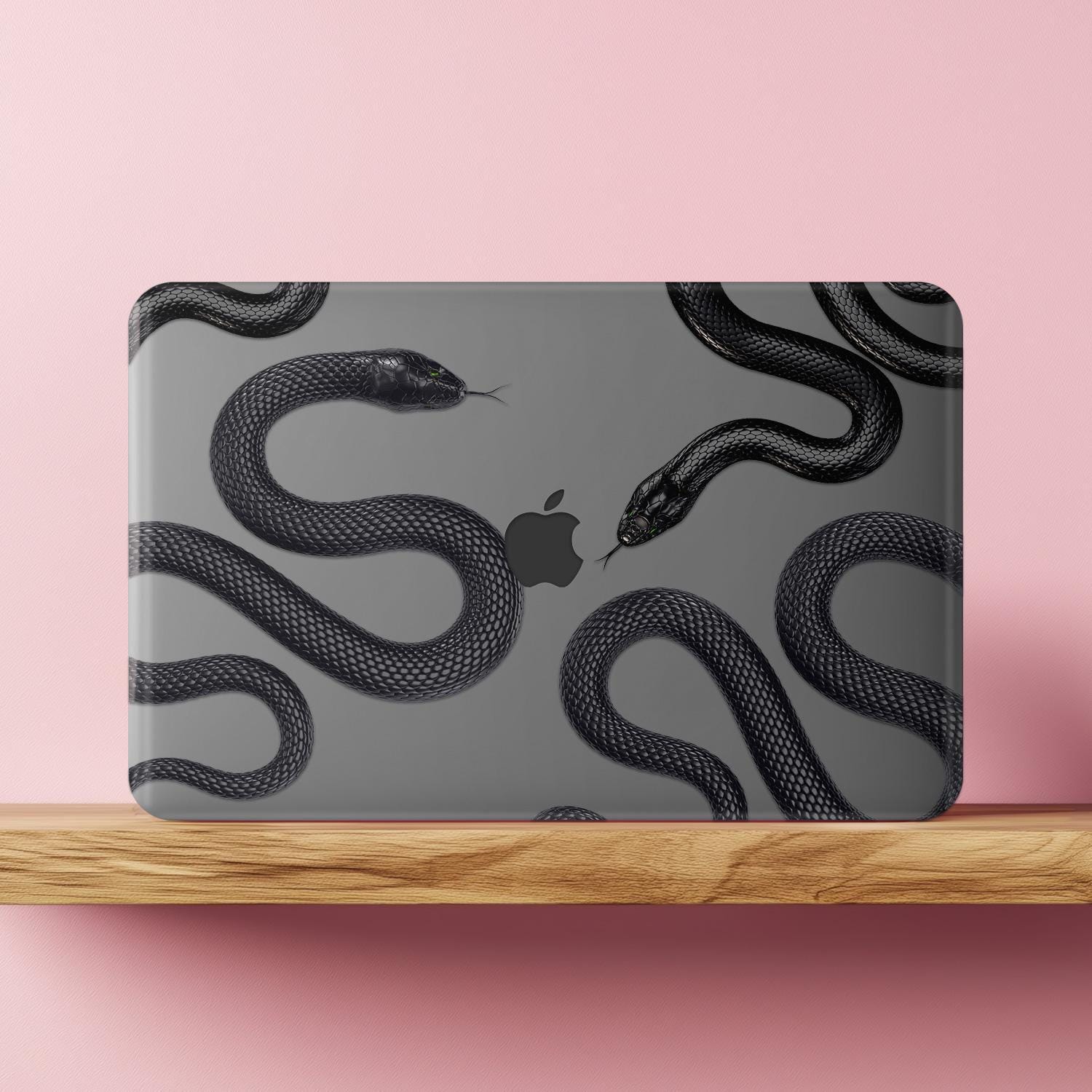 Black Snakeskin MacBook Pro Case 16 14 Inch M5 M4 M3 M2 M1 Max Serpent ...