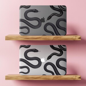 Black Snakeskin MacBook Pro Case 16 14 Inch M3 M2 M1 Serpent Air 15 13 ...