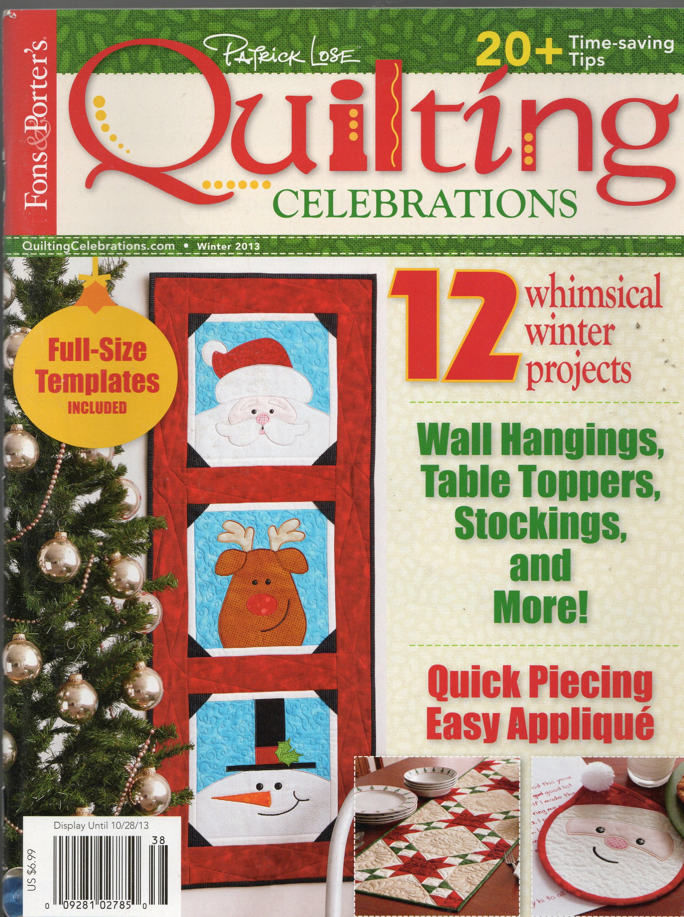 Patrick Lose Presents Quilting Celebrations 12 Whimsical Winter ...