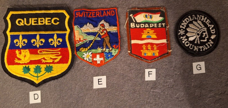 Vintage Misc Travel Patches and Appliques - Etsy
