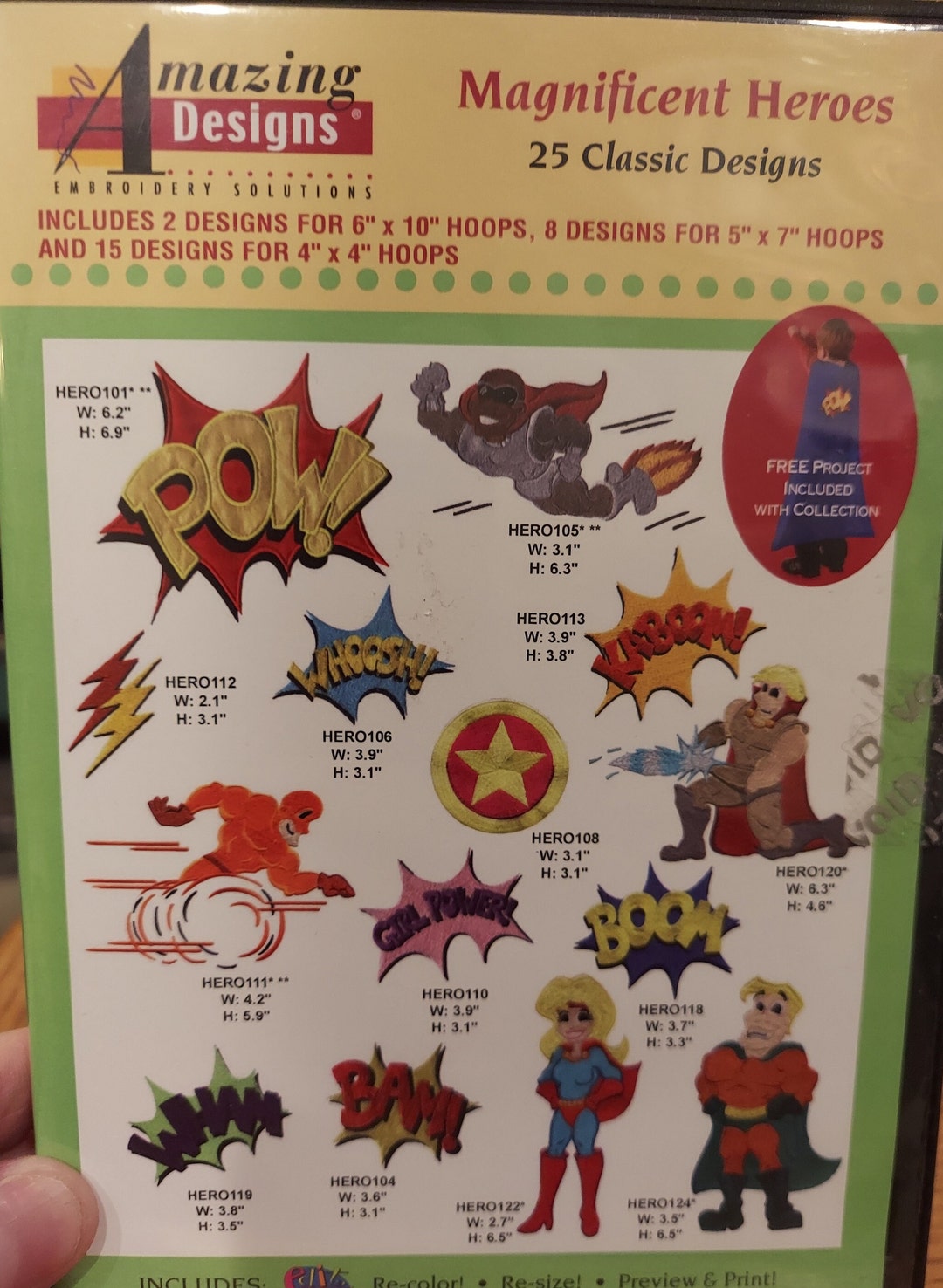 Amazing Designs Magnificent Heroes Machine Embroidery Designs - Etsy