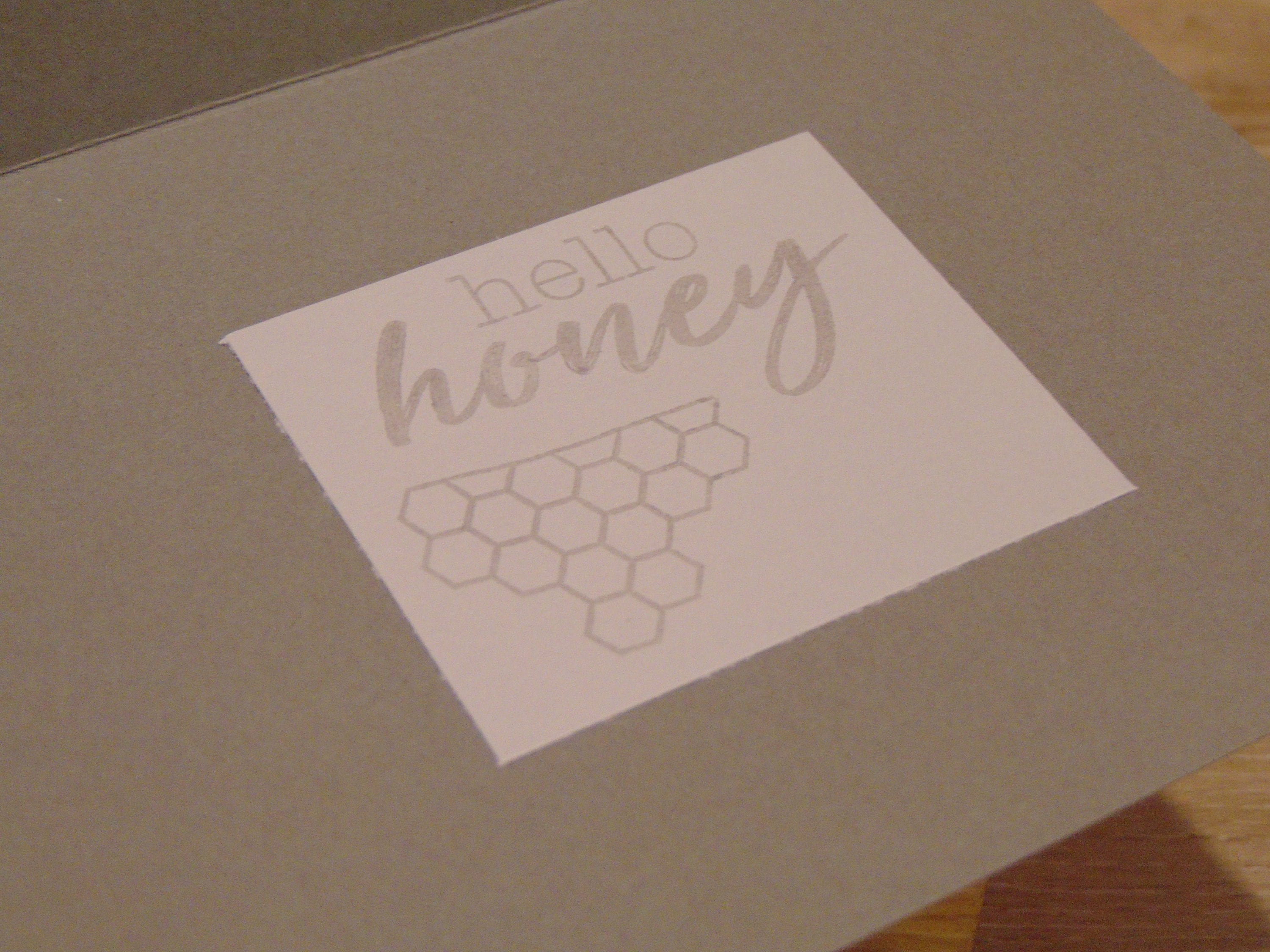 Embossed, Bee Yourself Greeting Card Kit - Etsy