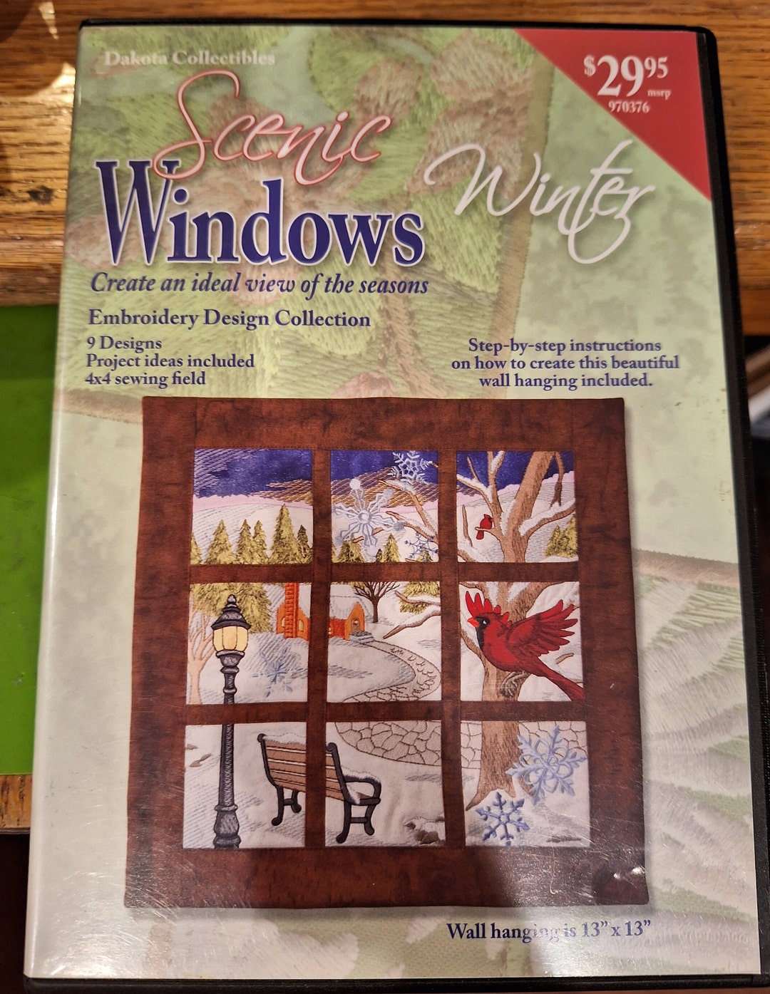 Dakota Collectibles Embroidery Designs CD Winter Scenic Windows - Etsy