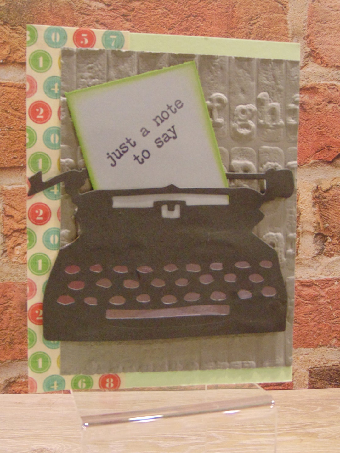 Embossed, Thank-you Greeting Card Kit - Etsy