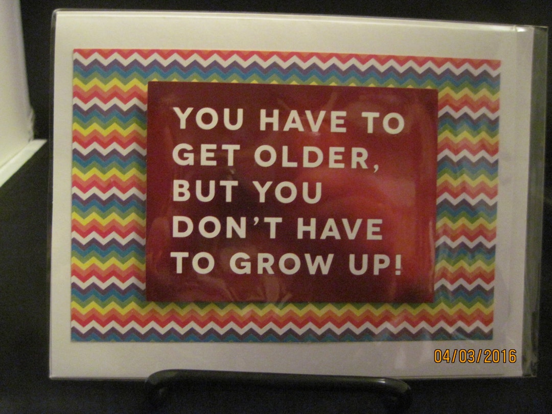 Large Chevron Birthday Card - Etsy