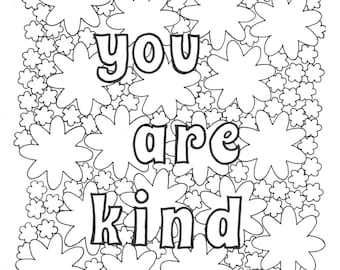 You Are Awesome Coloring Page Coloring Pages
