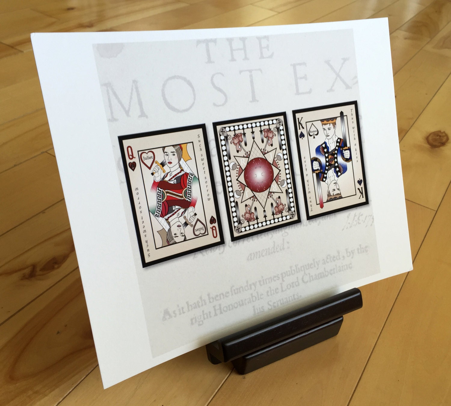A Selection From Romeo and Juliet Playing Cards Giclée - Etsy