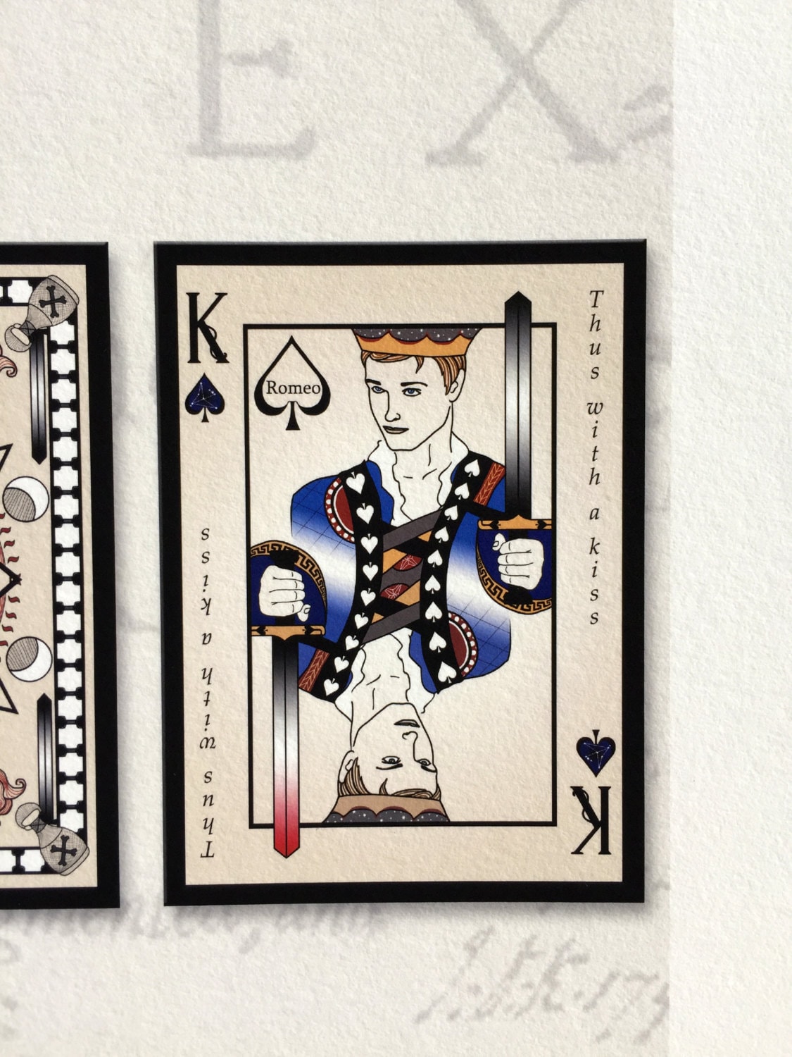A Selection From Romeo and Juliet Playing Cards Giclée - Etsy