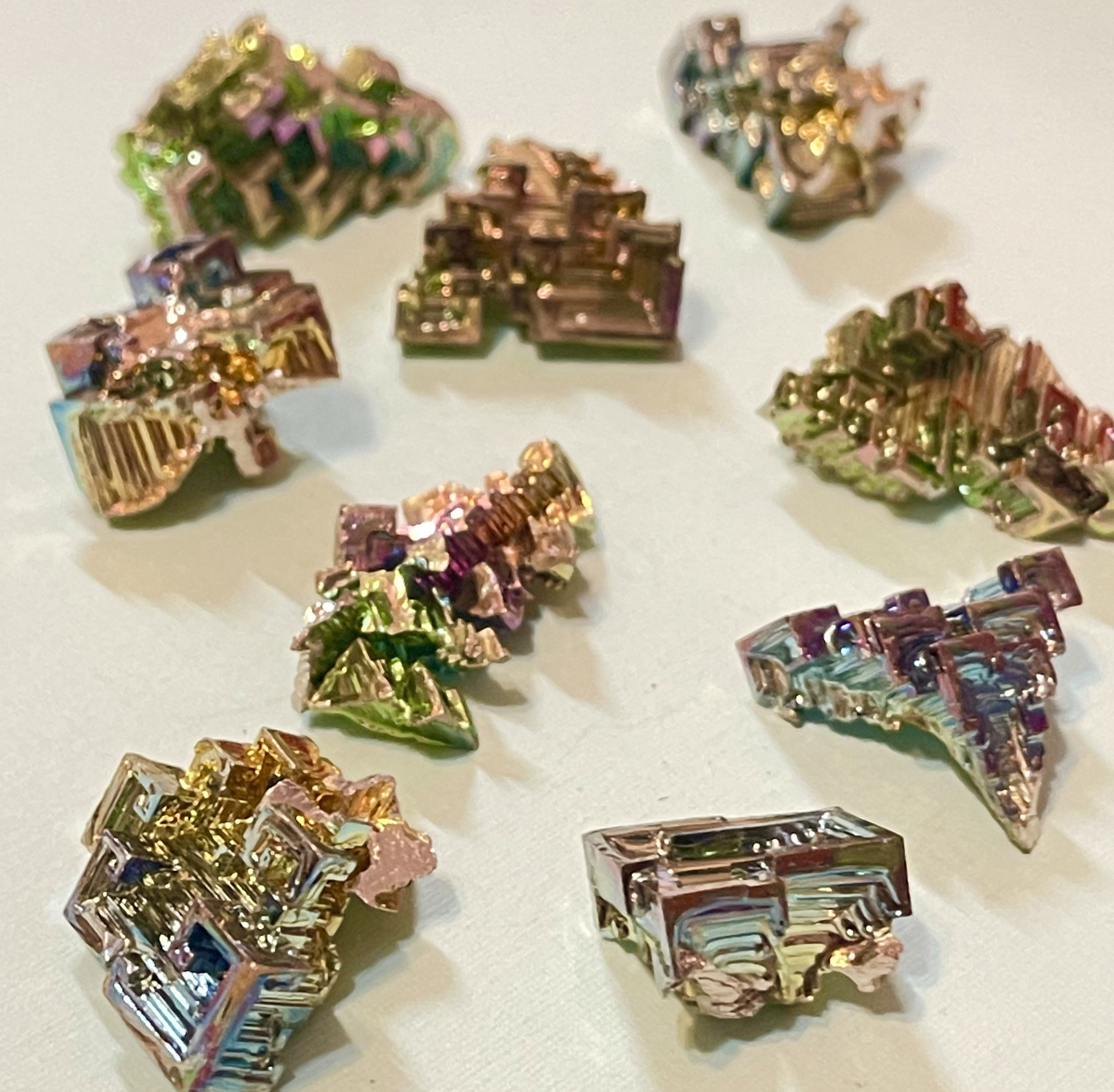 Bismuth - Rainbow Crystals - You Choose - Etsy