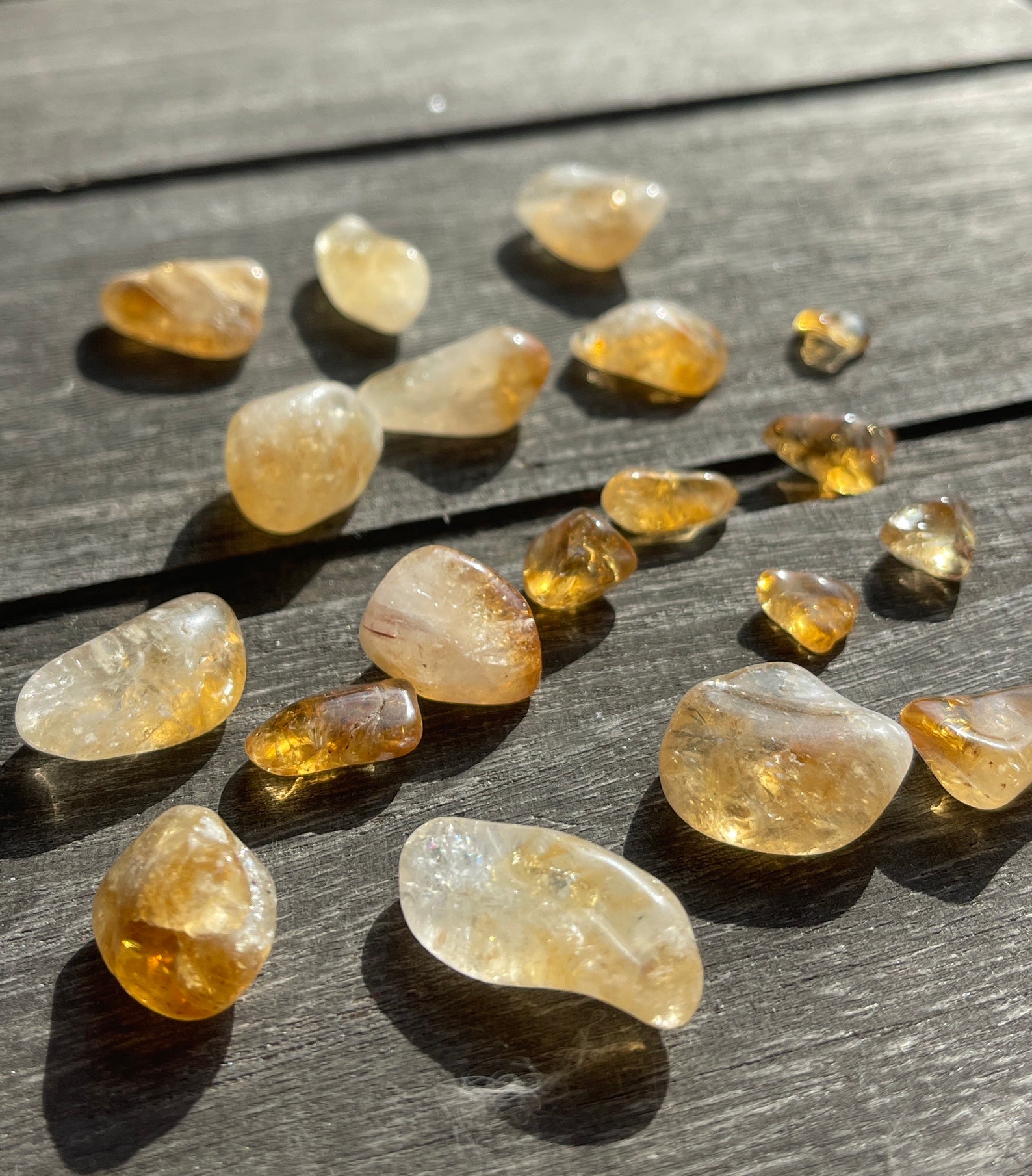 Citrine Tumbled Stones, You Choose How Many Pieces, Solar Plexus Chakra ...