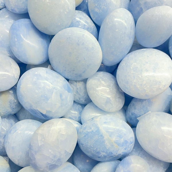 Blue Calcite Stone - Etsy