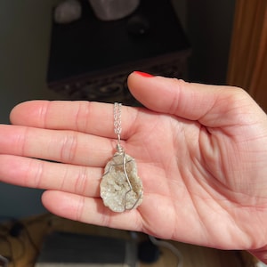Geode Crystal Necklace, Quartz Cluster Pendant, Sparkly Quartz Crystal ...