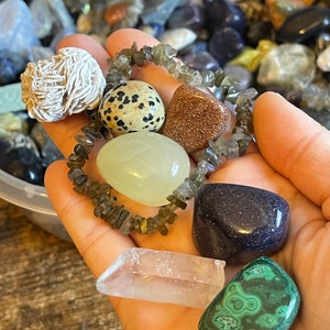 Assorted Mix Tumbled Stones and Crystals, Healing Rocks and Minerals - Etsy